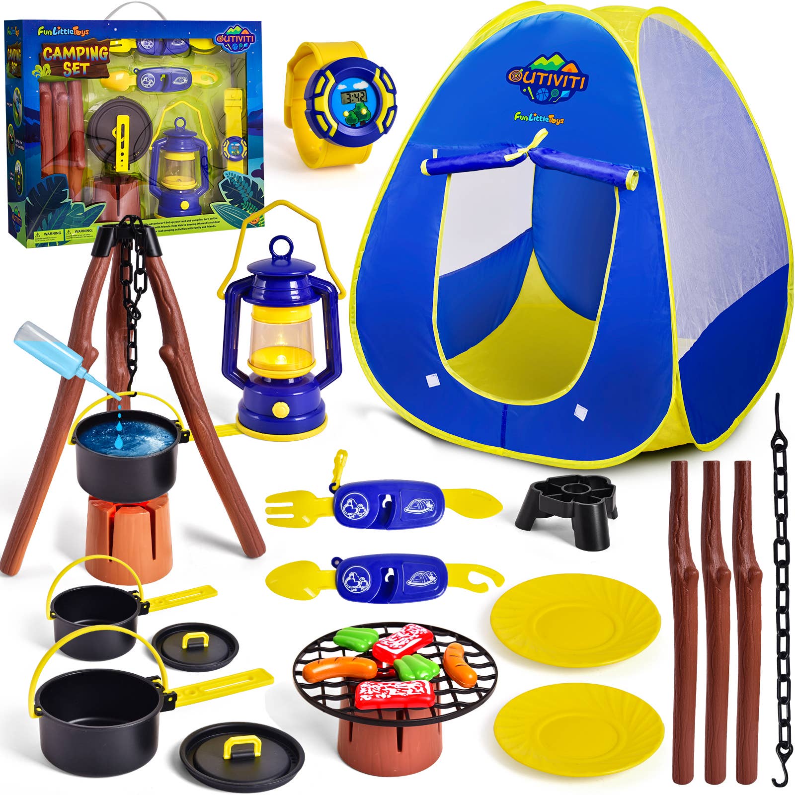 22 PCS Camping Tent Set with Cooking Facilities | Ang&Co